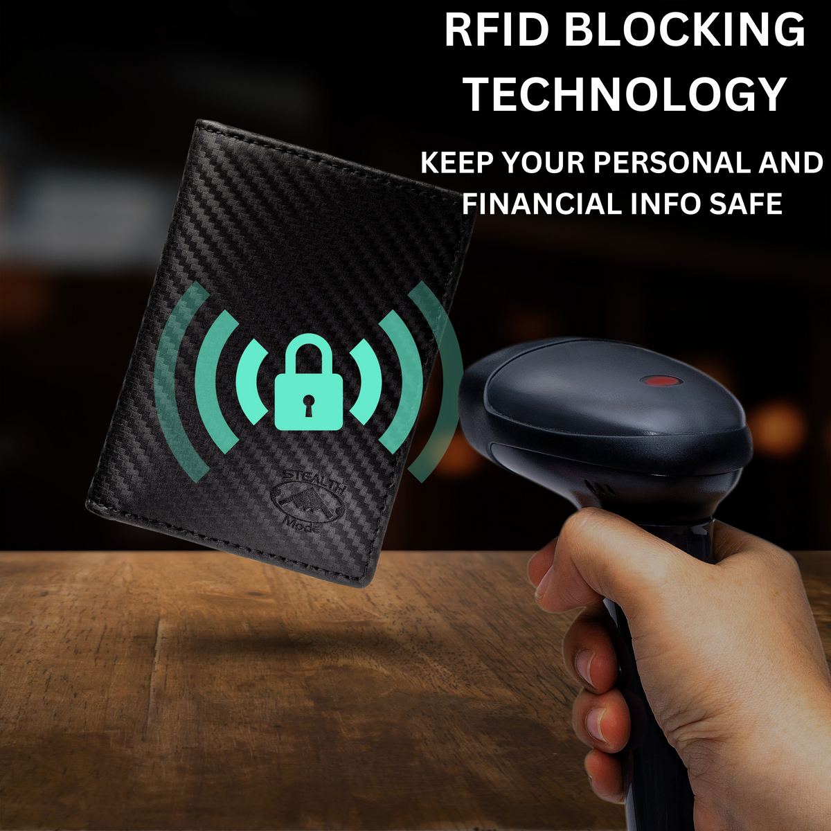 Men's Slim Front Pocket Wallet - RFID Blocking, Thin Minimalist Bifold ...