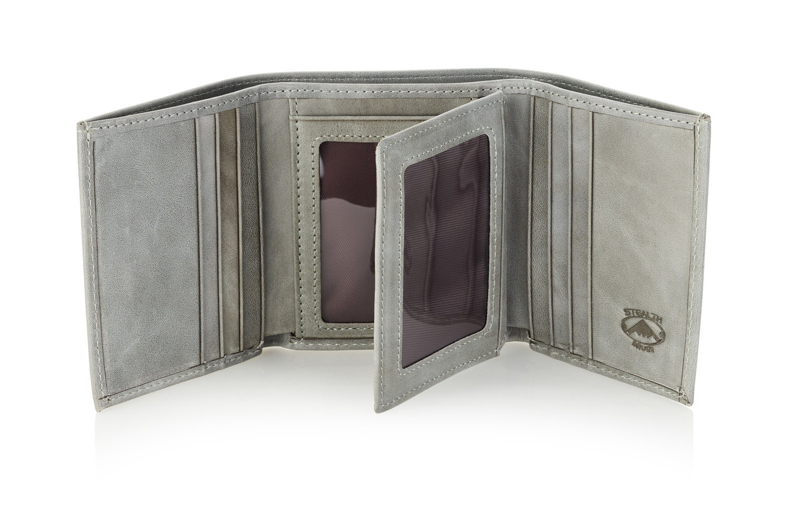 Trifold Wallets - Stealth Mode Leather
