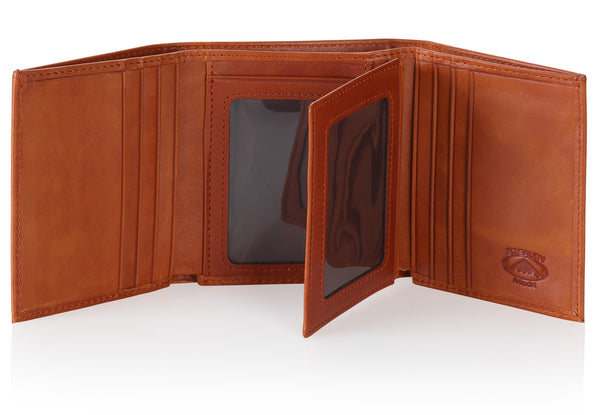 Trifold Wallets - Stealth Mode Leather